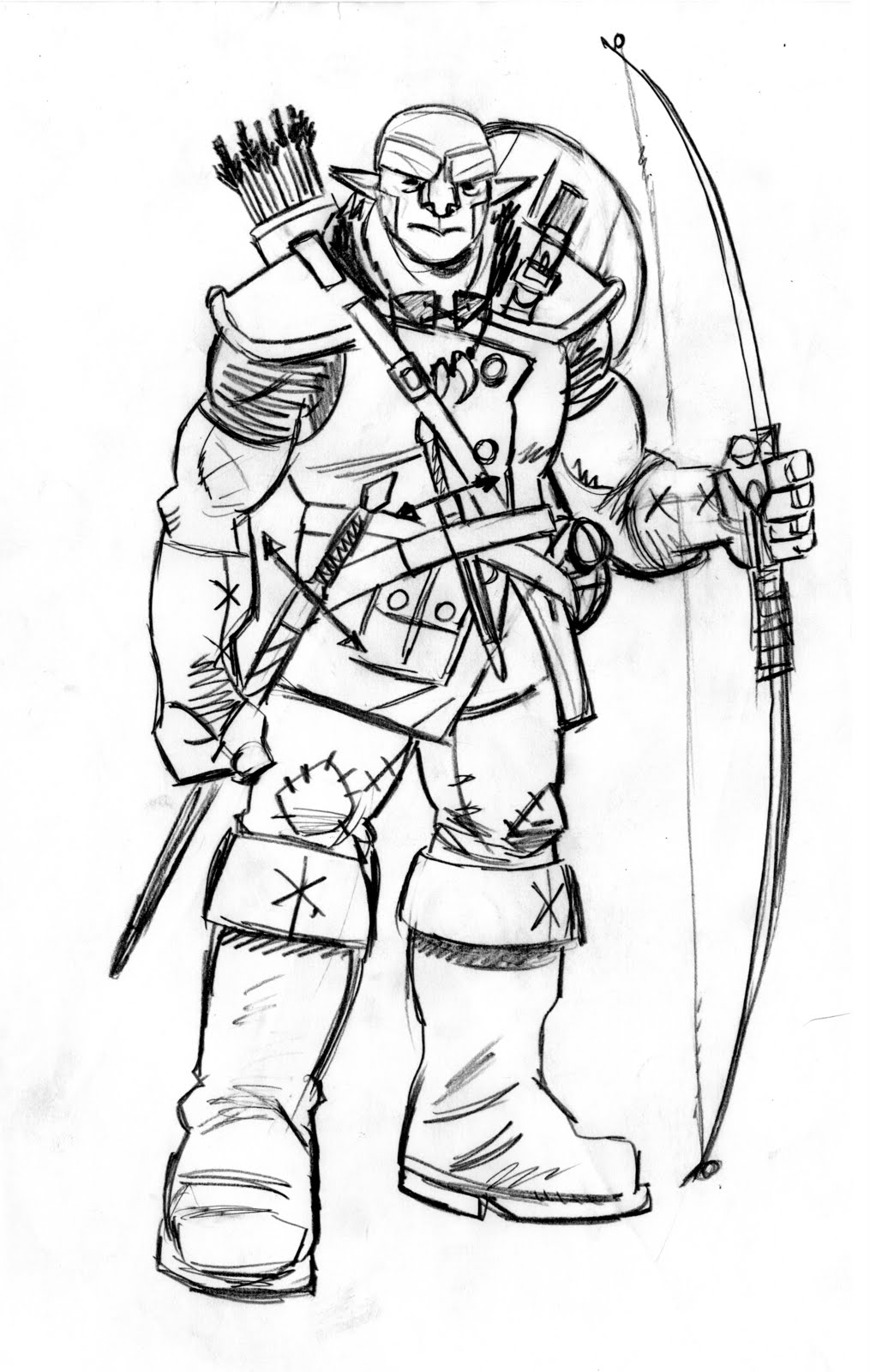 Orcs Sketchbook: Better, Faster, Stronger