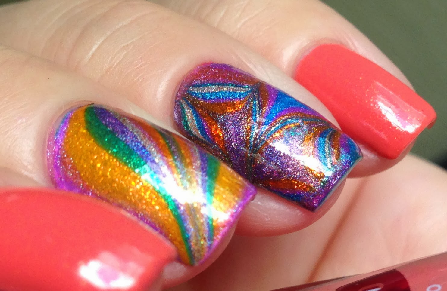 Frescurites Femininas: Marble Nails sem meleca!