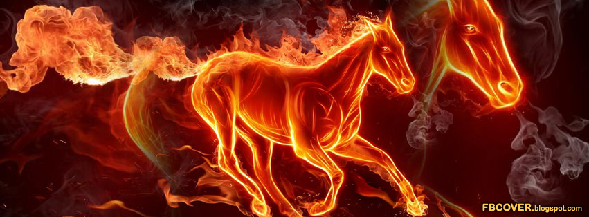 Fire Horse FB Cover | FB Cover - Unique Covers For FB Timeline