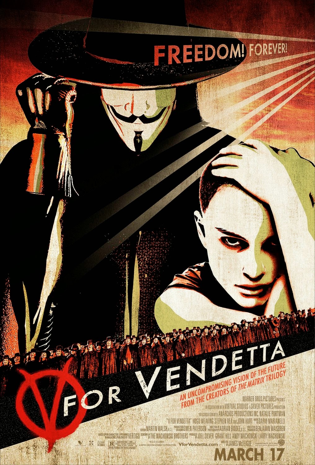 V FOR VENDETTA: ROTUNDO NO AL TOTALITARISMO