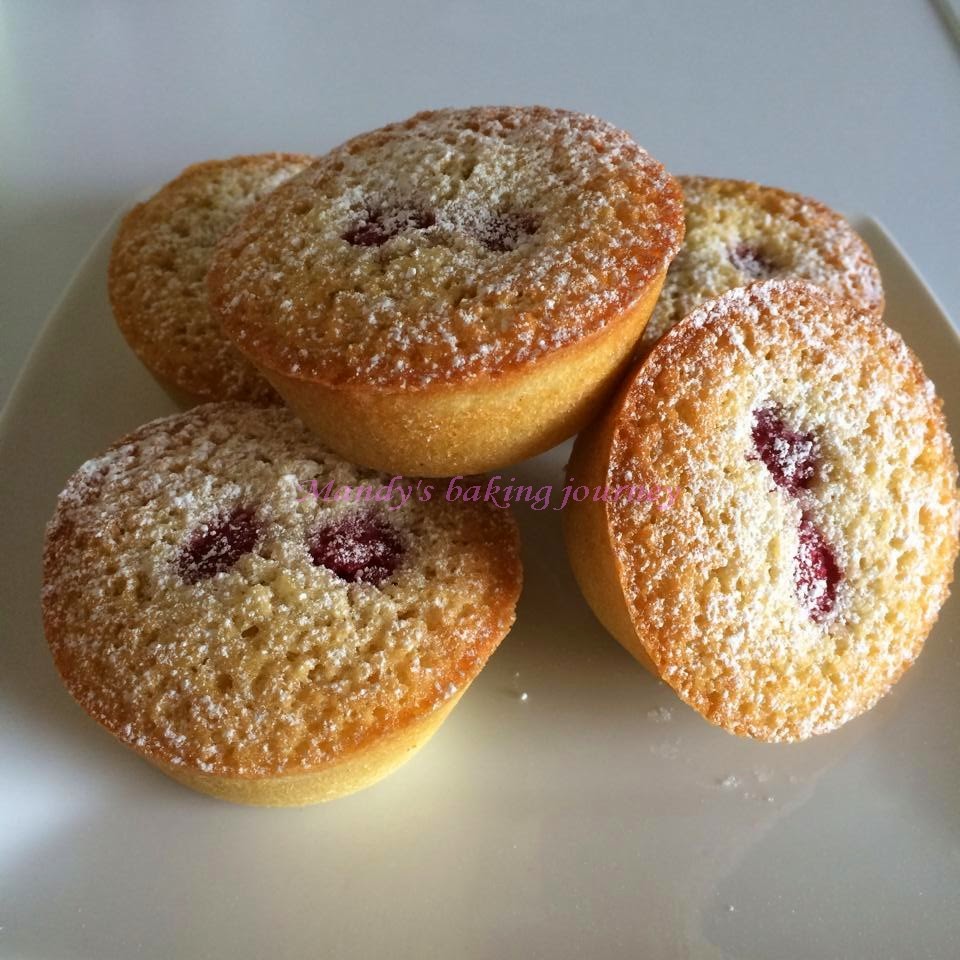 Mandy's baking journey: Raspberry Friands