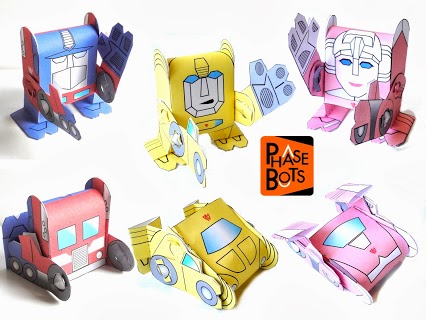 Phase Bots Papercraft | Papercraft Paradise | PaperCrafts | Paper ...
