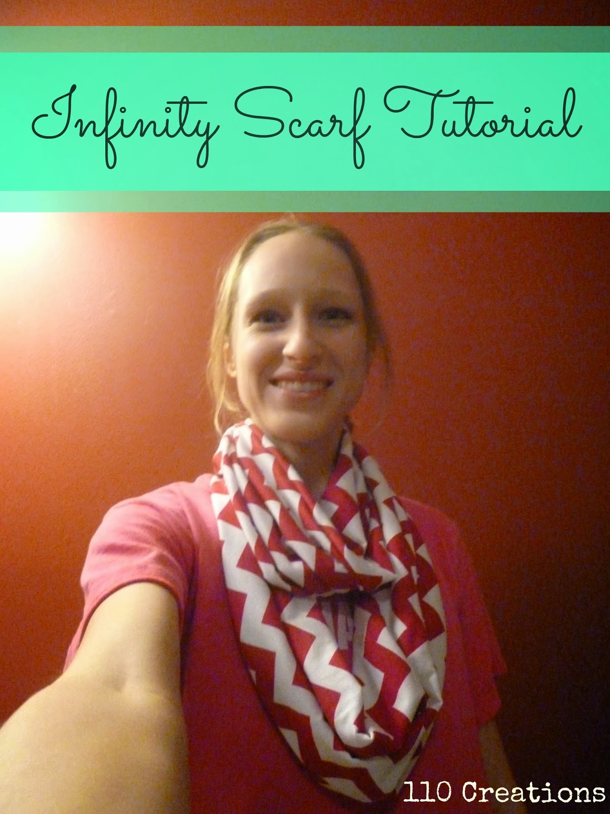 110 Creations: Infinity Scarf Tutorial
