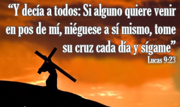 El camino a la salvación!: Lucas 14, 25-33. El que no carga con su ...