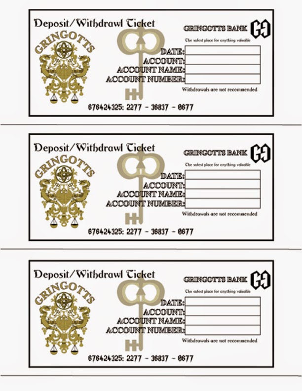 A Crafty Chick: Diagon Alley - Gringotts Wizarding Bank