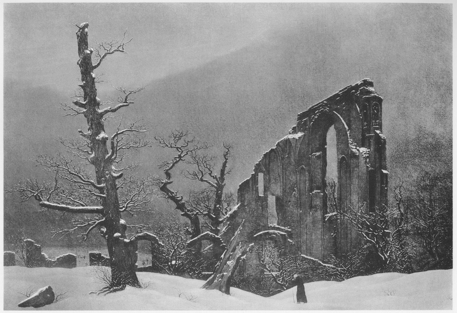 Viático de Vagamundo: Winter by Caspar David Friedrich