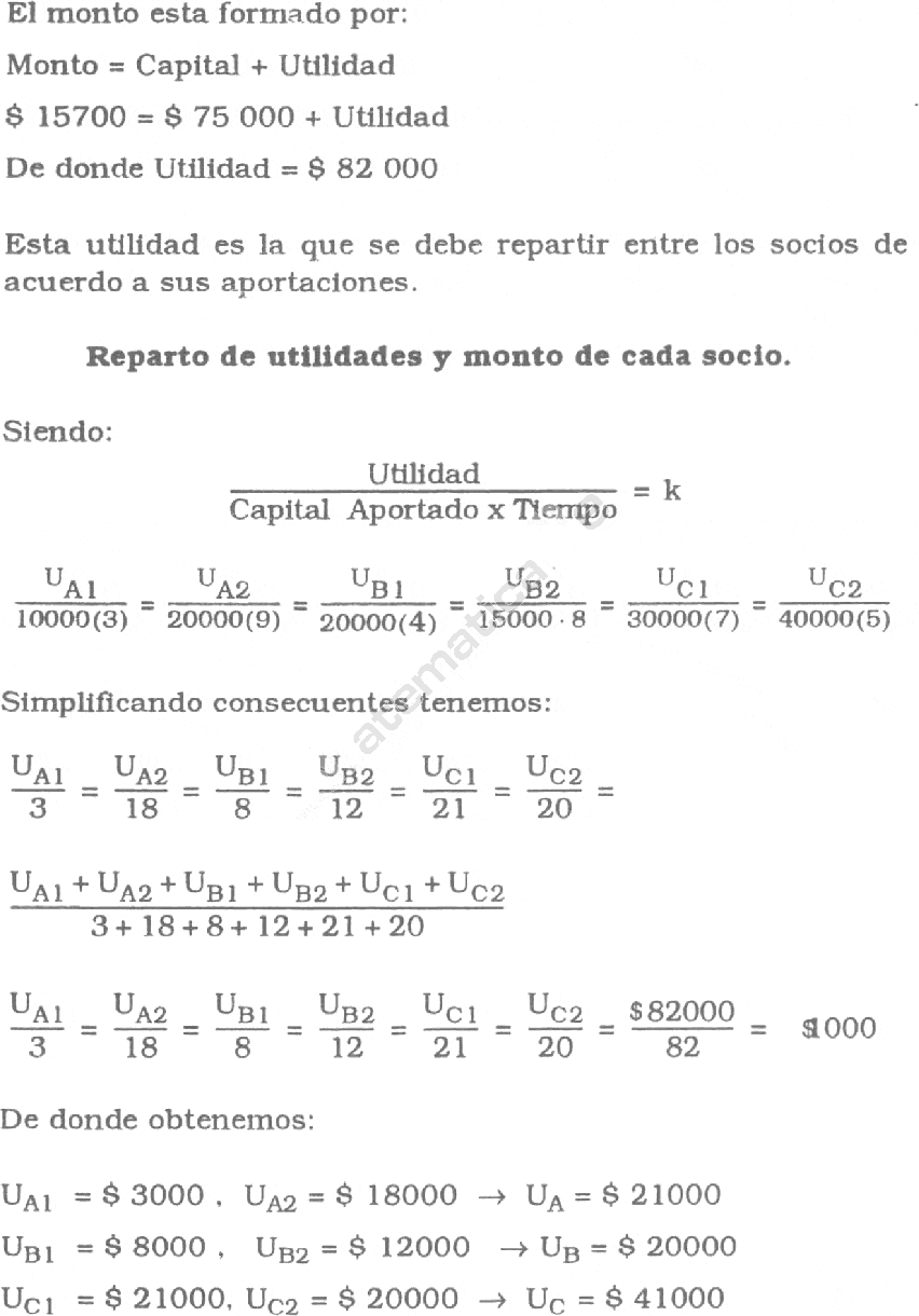 REPARTO PROPORCIONAL Y REGLA DE COMPAÑIA PROBLEMAS RESUELTOS ...