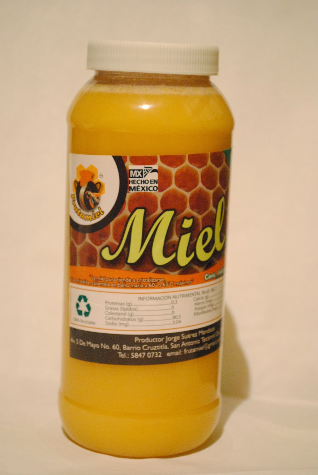 Frutamiel: Miel, cristalización