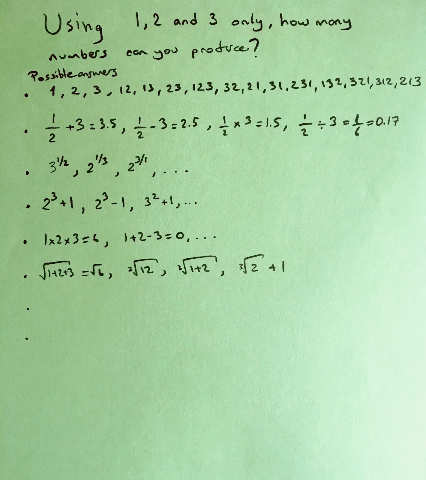 Puzzles and Figures: Rich Tasks 4: Number Challenge