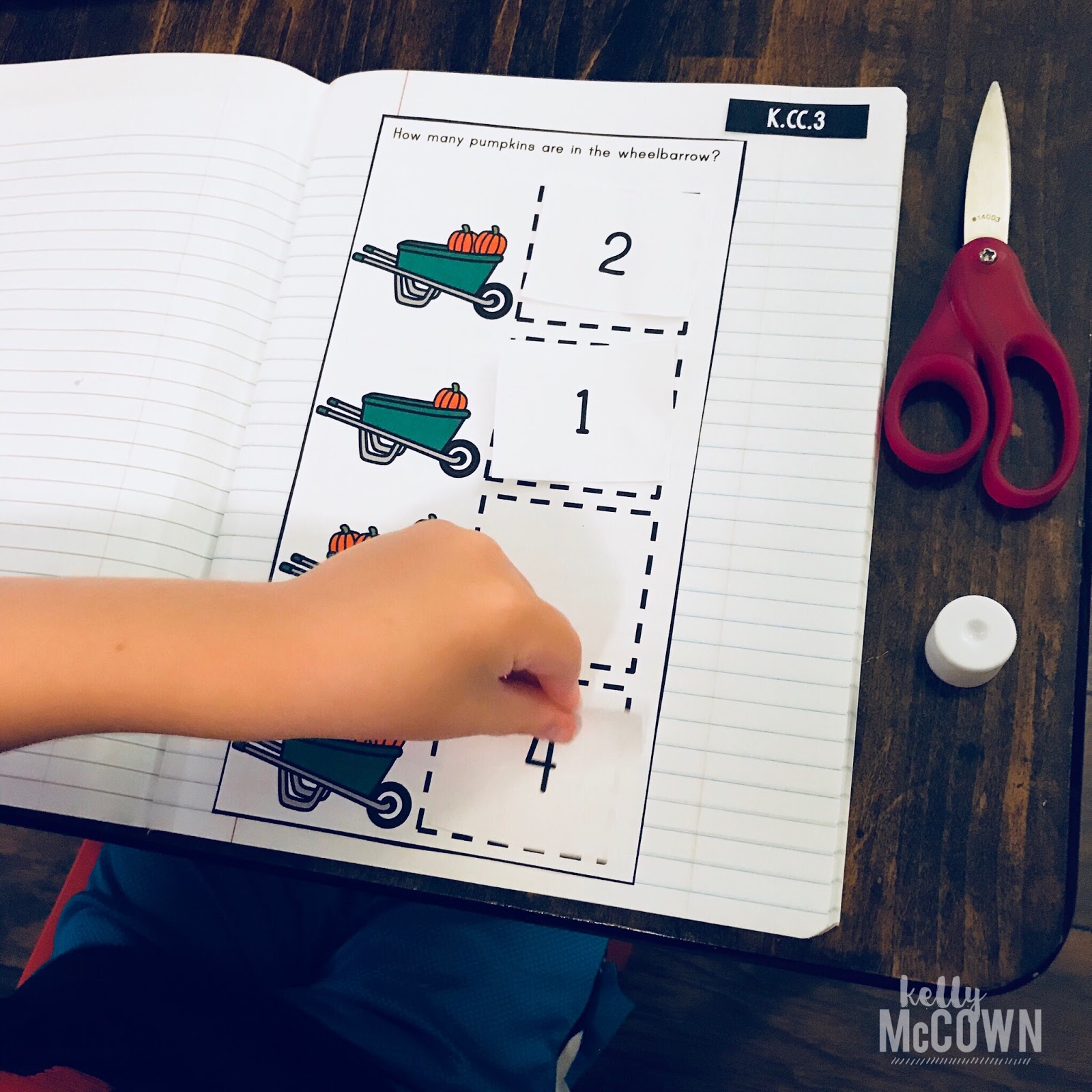 Kelly McCown: September Interactive Math Notebook Kindergarten