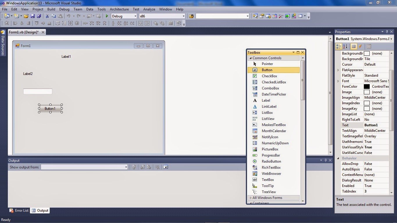 Pemrograman Visual Basic Studio 2010: Membuat Program Dasar Visual ...
