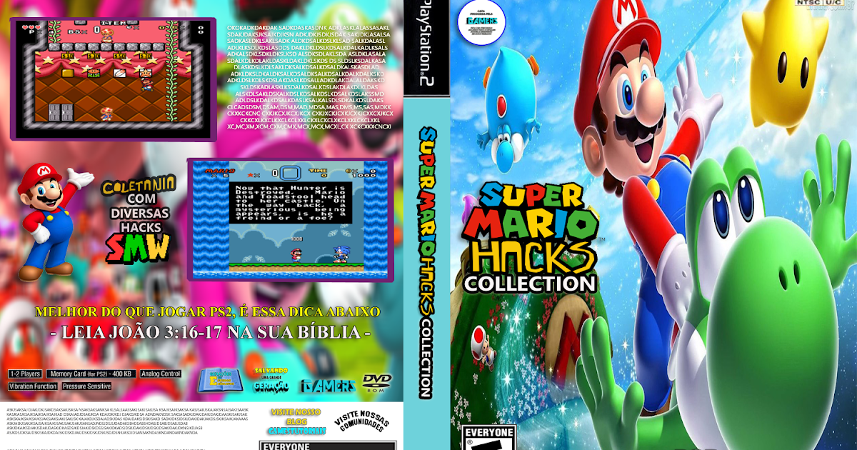 Super Mario Hacks Collection SMW - By Jonny. ~ Gamestutoriais