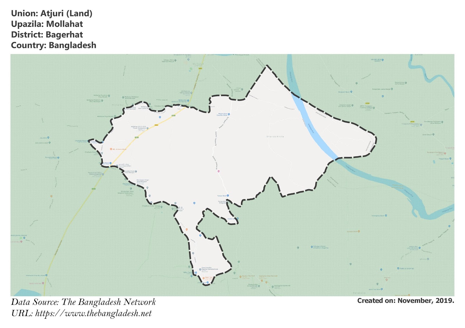 Atjuri Union, Bagerhat