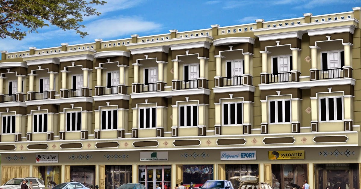 Desain Ruko Minimalis 3 Lantai Sebagai Tempat Usaha Dan Hunian - Buatan Aku