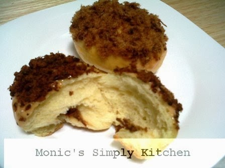 Roti Mini Abon Water Roux (Tangzhong) - Monic's Simply Kitchen