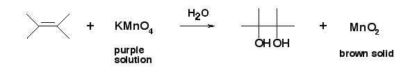 Chemistry Laboratory: Baeyer Test for Multiple Bonds (Potassium ...
