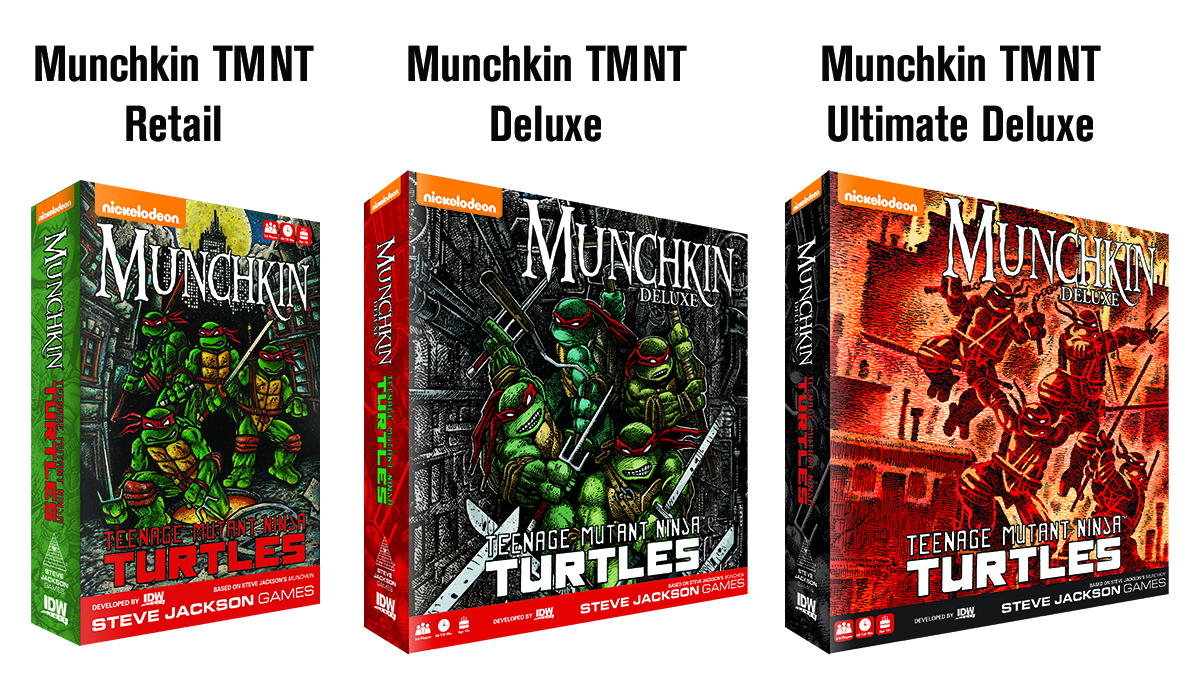 NickALive!: IDW Games Announces Munchkin Teenage Mutant Ninja Turtles ...