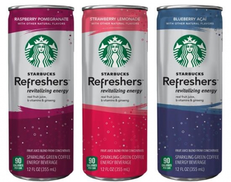 News: Starbucks - New Blueberry Acai Ready-to-Drink Refresher