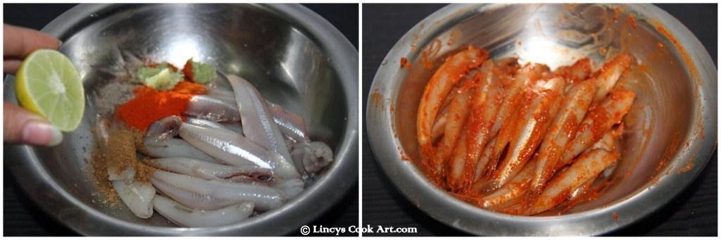 Nethili Fish Fry/ Fried Anchovies/ Nethili Meen Varuval ~ Lincy's Cook Art