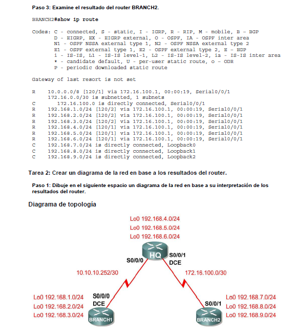 CONMUTACION REDES DE DATOS CCNA II: actividad 4.6.1.- Practica de ...