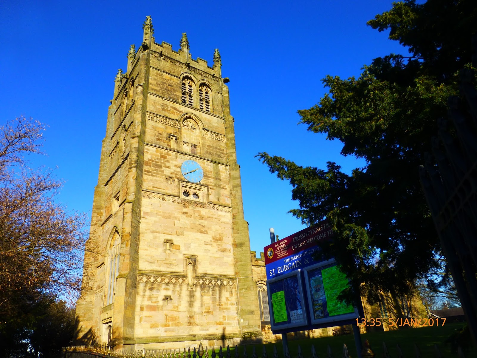Harris Hikers: Rhosesmor, Northop and Sychdyn 5th January 2017