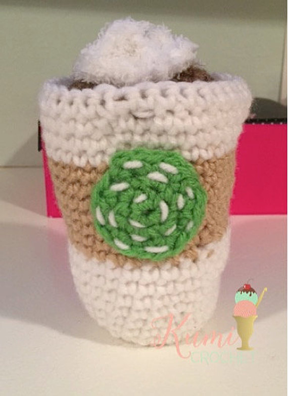 KumiCrochet: Lattes of Love: Crochet Coffee Cup - Free Pattern