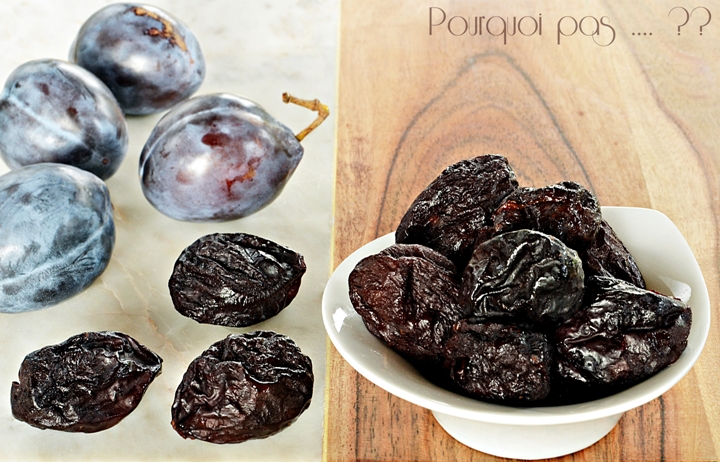 Pourquoi pas .... ??: Pruneaux maison - prunes "Altesse Double"