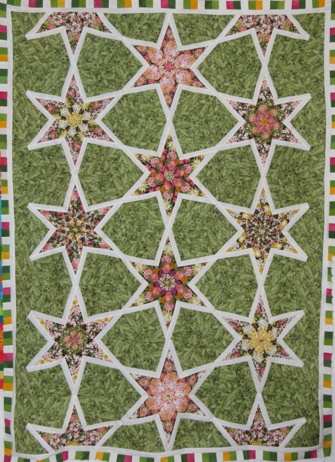 Beth's Blog: Finishing the Star Quilt!