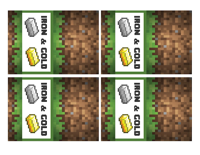 Jessica Kenenske: Minecraft Party {with free printables}