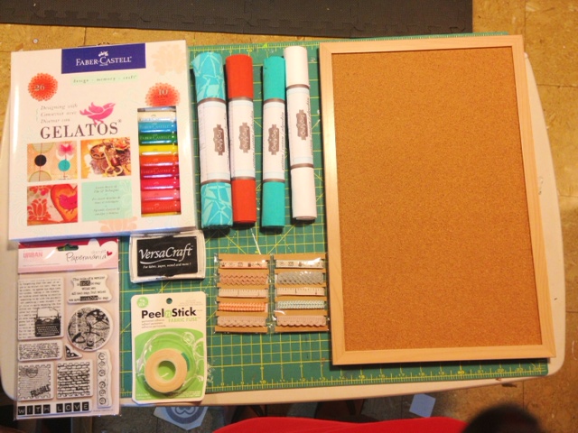 The Crafting Journals: Home Decor Corkboard Project