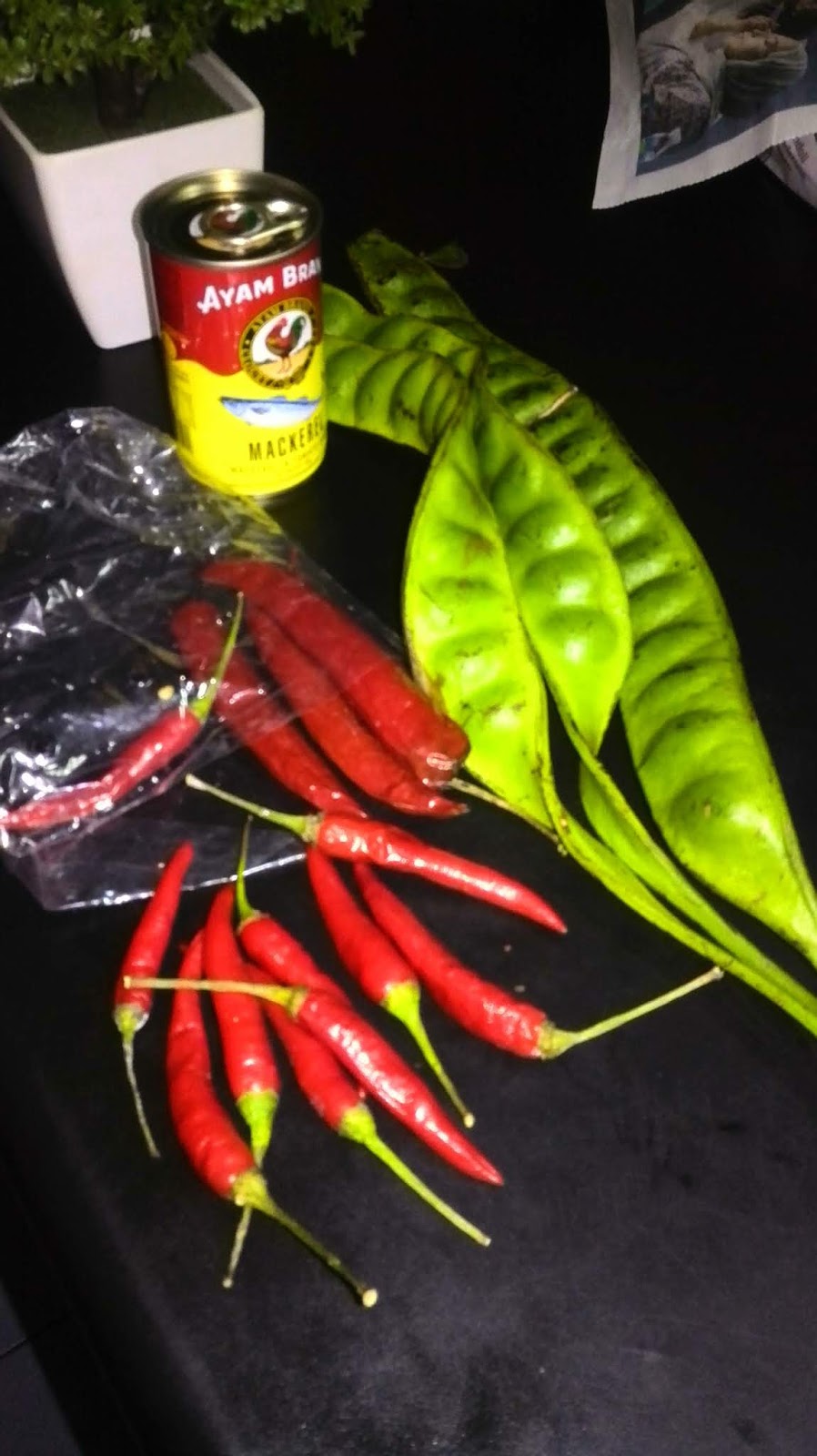 namakucella: SAMBAL CILI API SARDIN & PETAII SEBELANGA