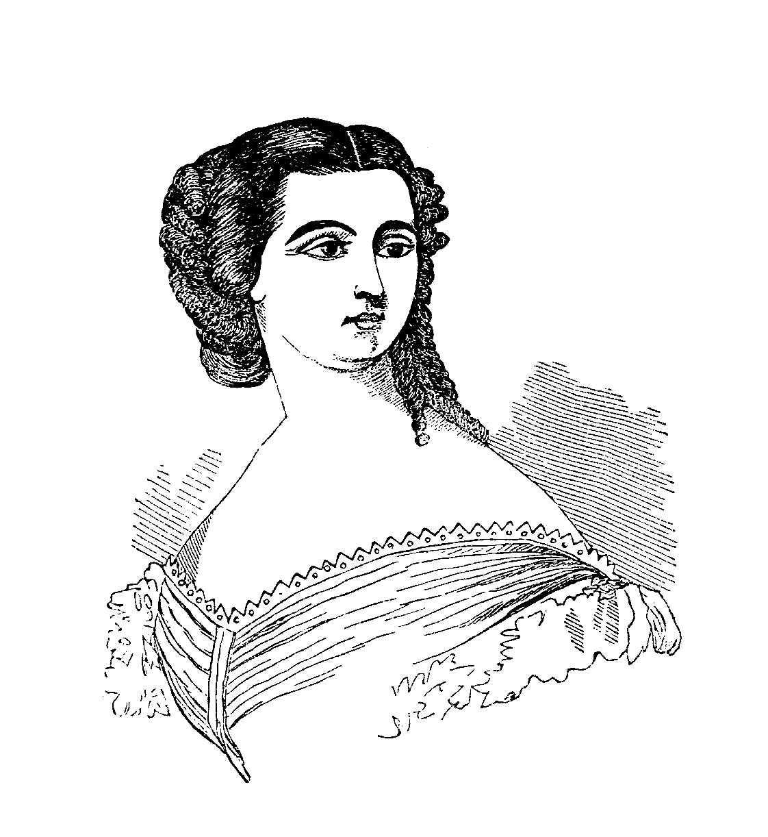 Antique Images: Antique Victorian Hair Fashion Graphic: 1880's ...