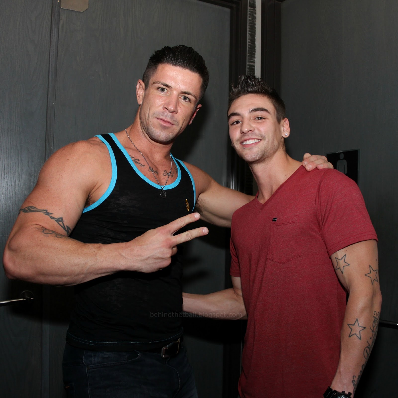 behind the tball: Marcus Mojo, Tommy Defendi, and James Ryder at ...