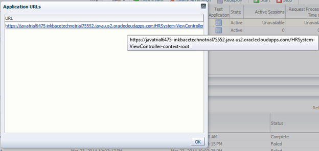 Kotresh T M Blog Deploying Adf Application To Oracle Cloud Part 3