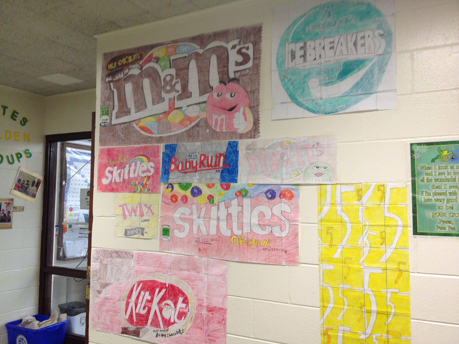Fast Times of a Middle School Math Teacher: Scaling Up Candy Wrappers