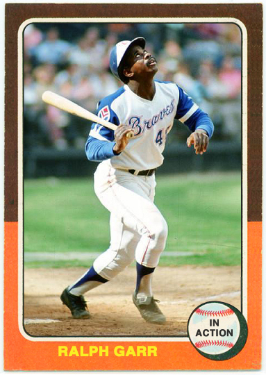 WHEN TOPPS HAD (BASE)BALLS!: 1975 IN-ACTION: RALPH GARR