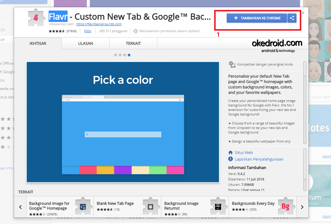 2 Cara Gampang Mengganti Tema Background Google Chrome Pc/Laptop - Java ...
