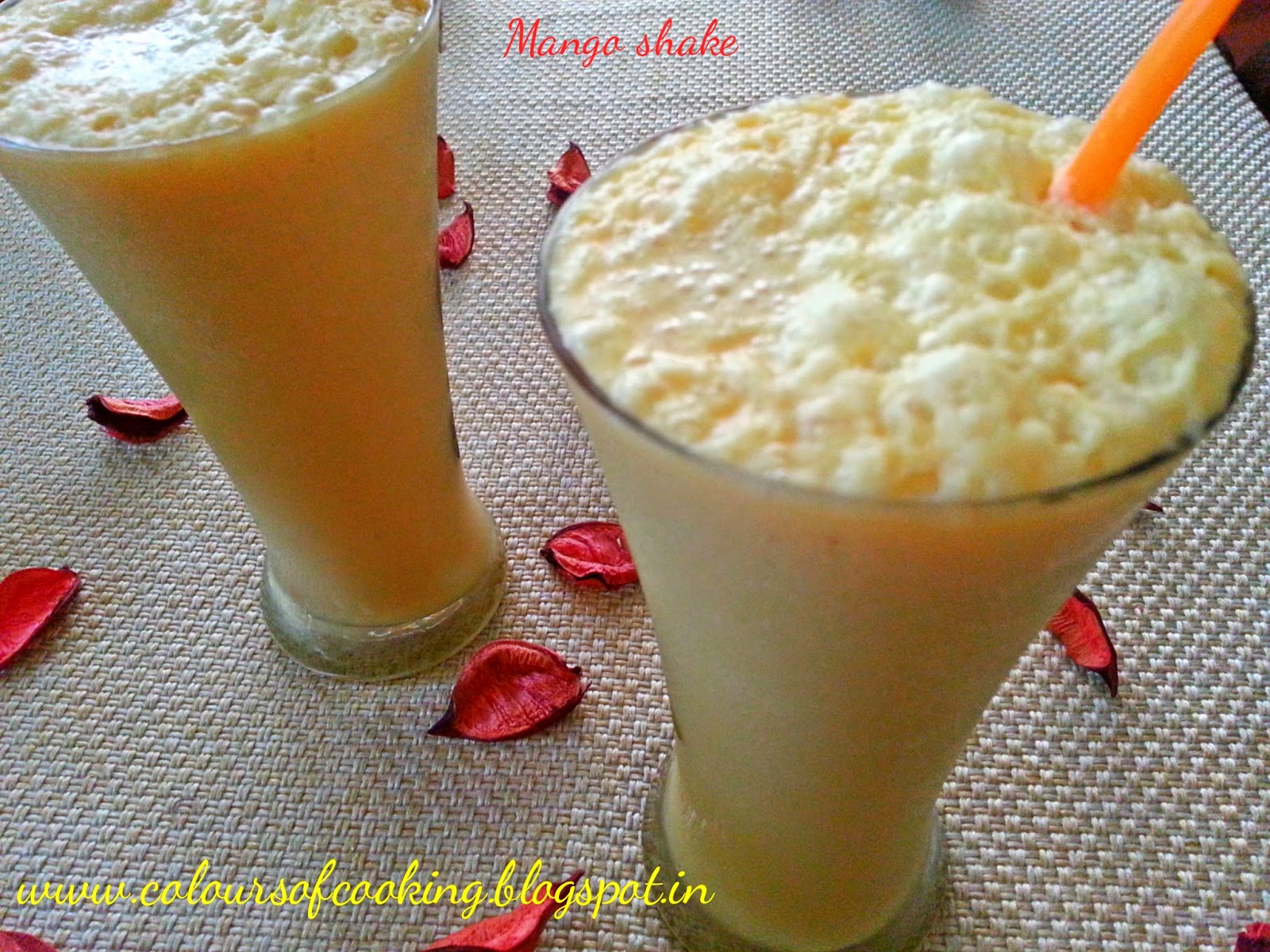 Mango Shake ~ joy of cooking