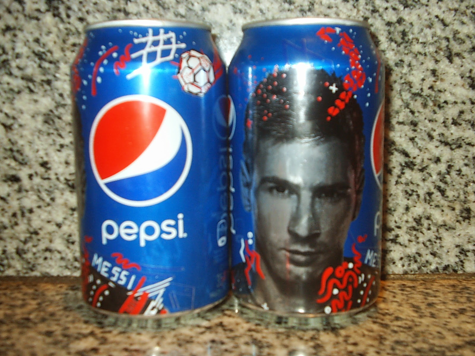 LATAS Y BOTELLAS DE JUAN CRUZ: PEPSI MESSI 2 (Argentina - 2014)