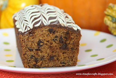 Time For Crafts: Chocolate Chip Pumpkin Bread--- Super Fancy!
