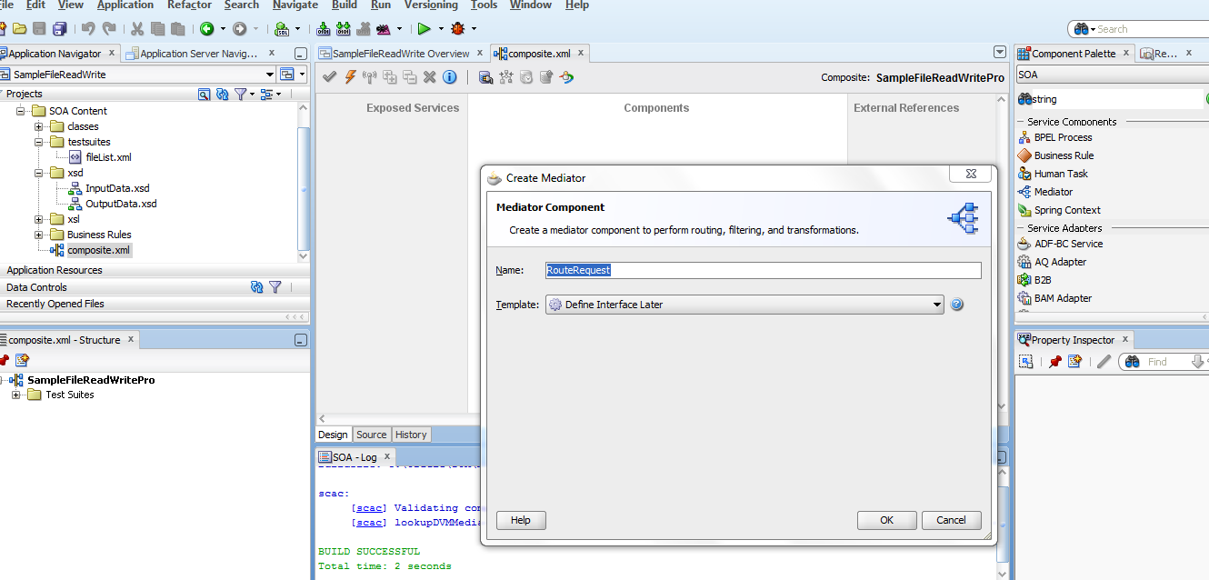 Oracle Soa File Read And Write Example Using Mediator And File Adapter ~ Oracle Soamiddleware