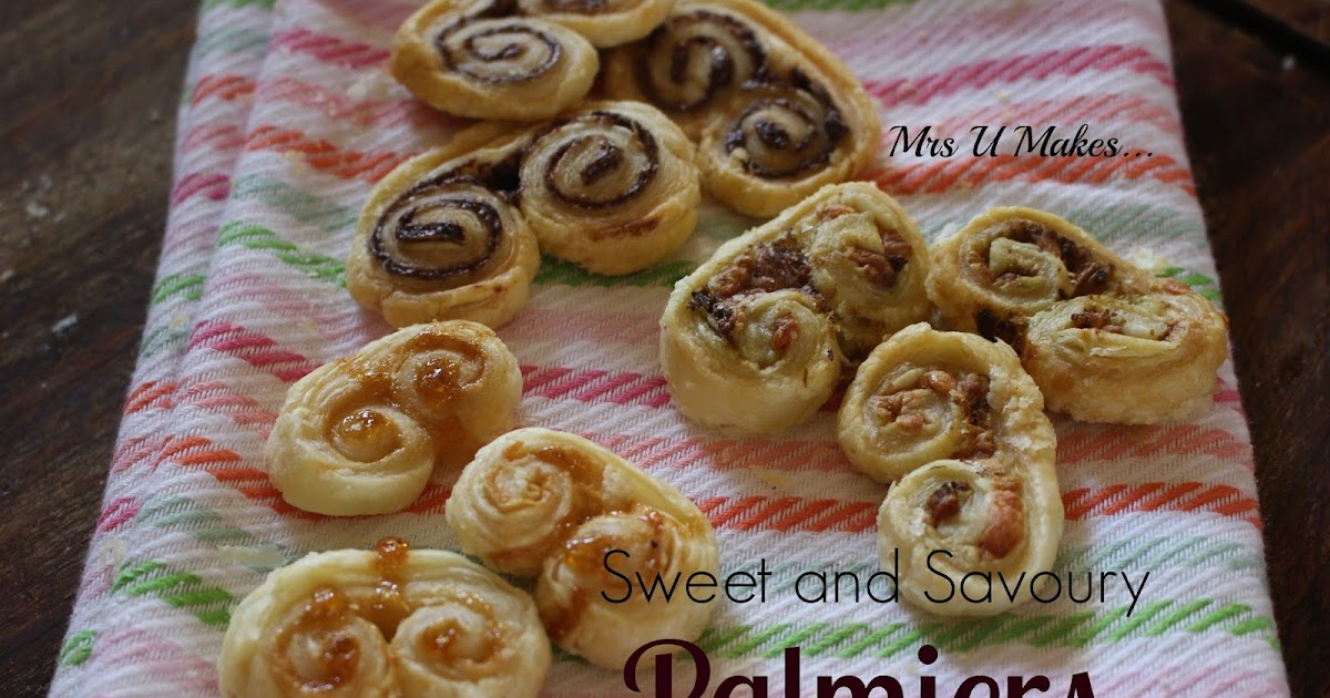 Sweet and Savoury Palmiers
