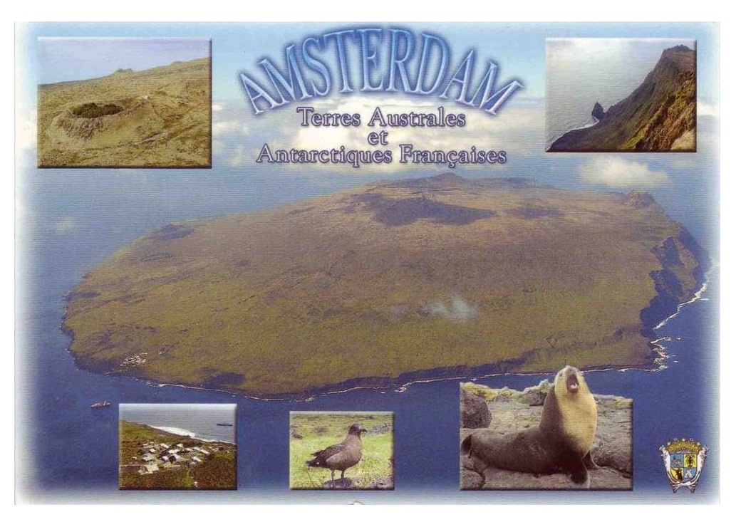 Postcards Journey: Taaf - Ile Amsterdam - Amsterdam Island