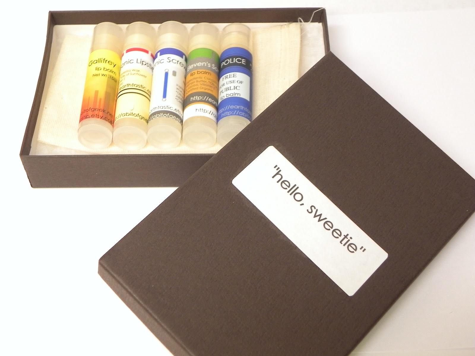 Doctor Who Lip Balm Announcement and Giveaway! *Updated* ~ A Bit of Geek