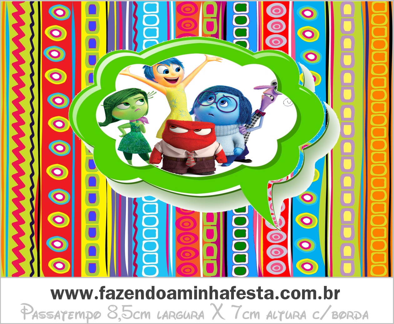 Birthday of Inside Out: Free Printable Candy Bar Labels. - Oh My Fiesta ...