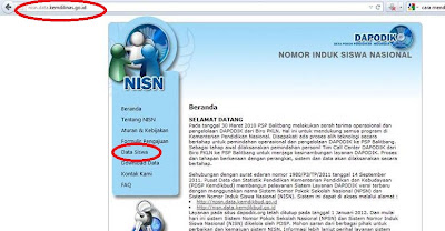 MARI BELAJAR: Cara mencari NISN Nomer induk siswa Nasional