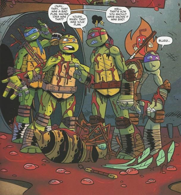 Tmnt Donnie And April Comic