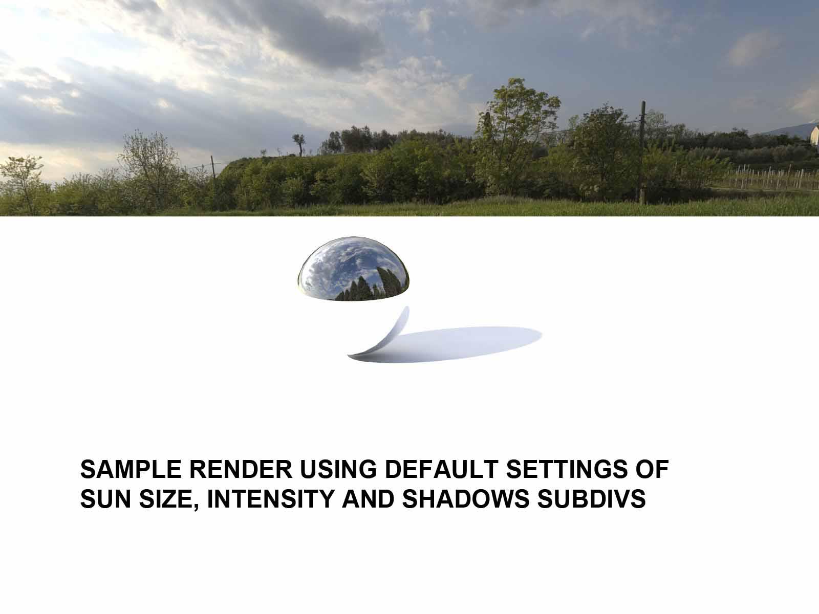 SKETCHUP TEXTURE: Tutorial in HDRI Environment with shadows in vray for ...