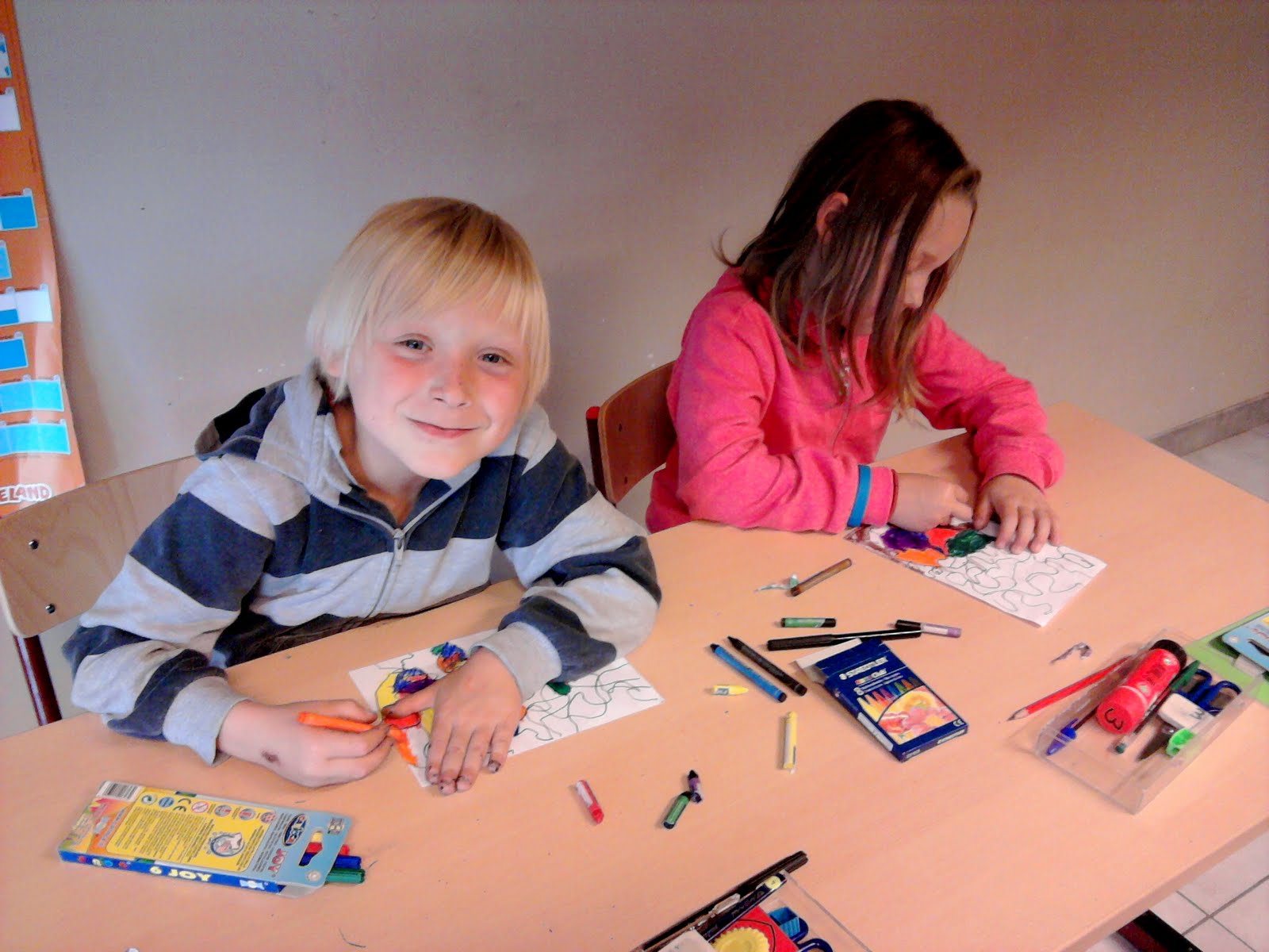 Eerste leerjaar B: Knutselles: Leeskaart