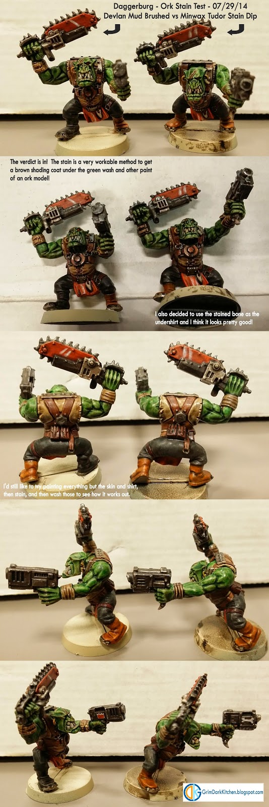 Grim Dark Kitchen: Dip Shading Warhammer 40k Miniatures With a Wood ...